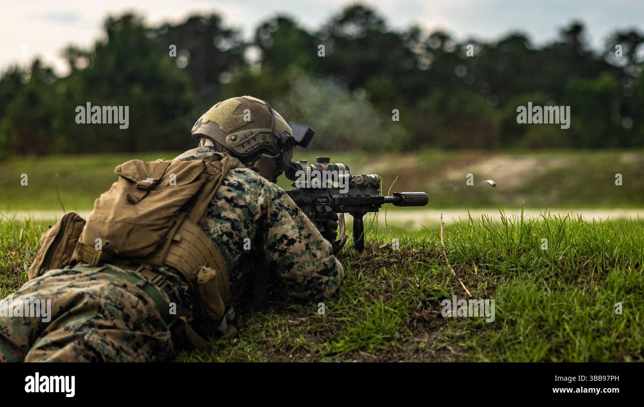 U.S. Marine Corps Lance Cpl. Aiden Weldon, an infantry rifleman with 2d ...