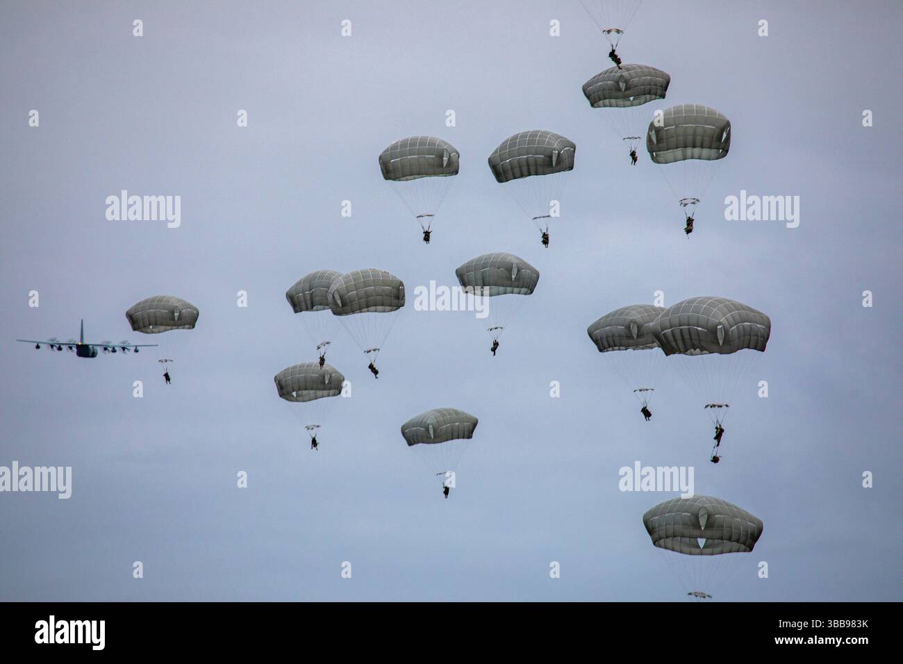 U.S. Army paratroopers assigned to 2nd Brigade, 11th Airborne Division ...