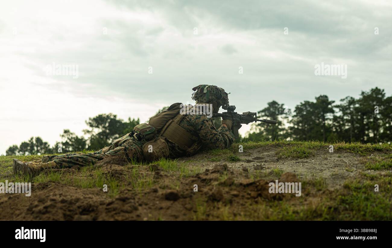U.S. Marine Corps Lance Cpl. Owen Kelly, a mortarman with 2d Battalion ...