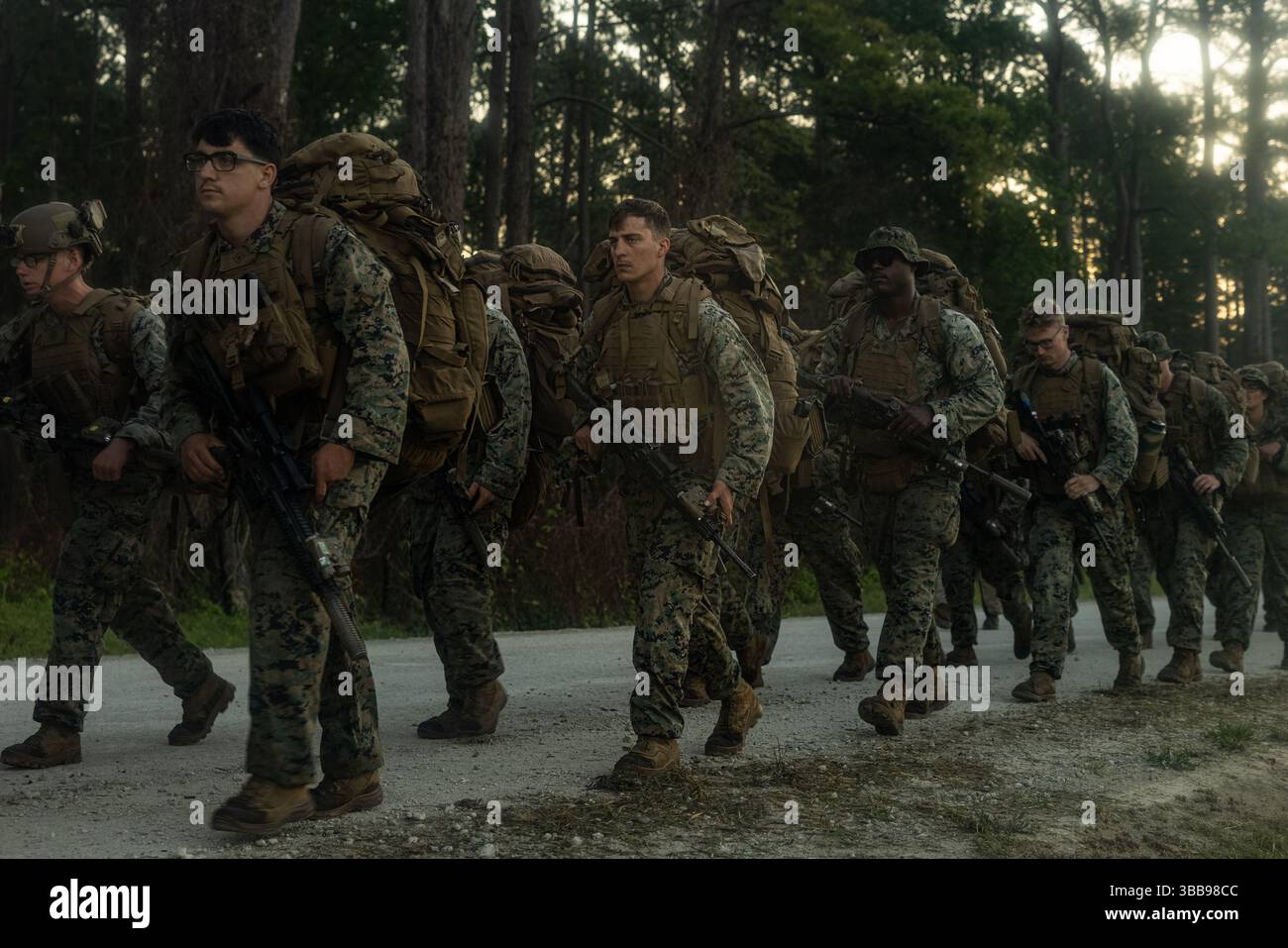 U.S. Marines with 2d Battalion, 6th Marine Regiment, 2d Marine Division ...
