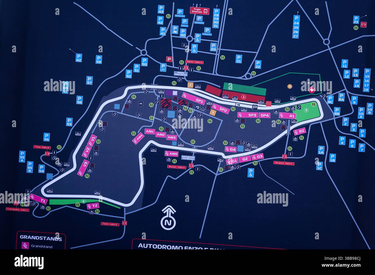 Imola f1 map hi-res stock photography and images - Alamy