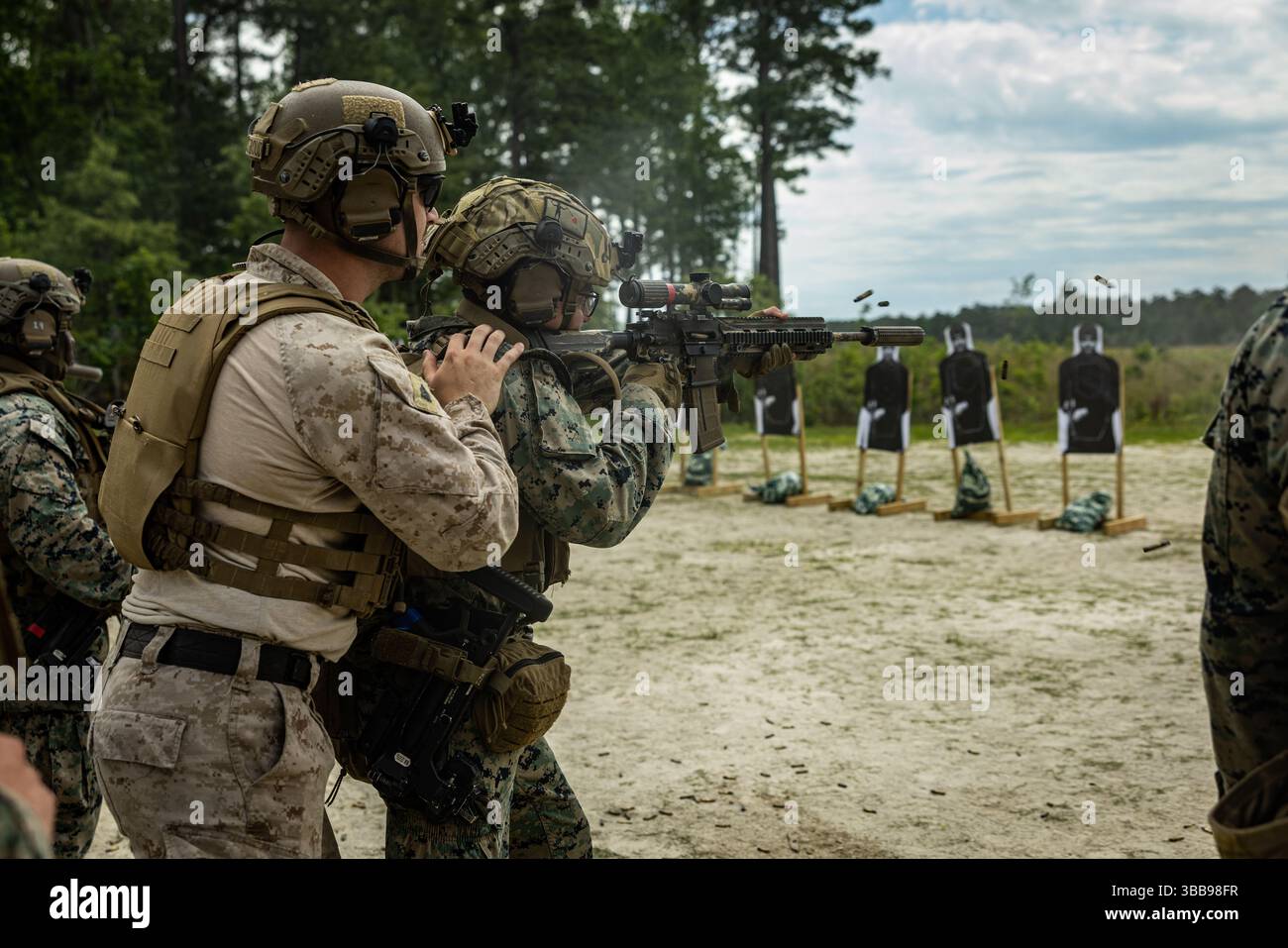 U.S. Marines with 2d Battalion, 6th Marine Regiment, 2d Marine Division ...