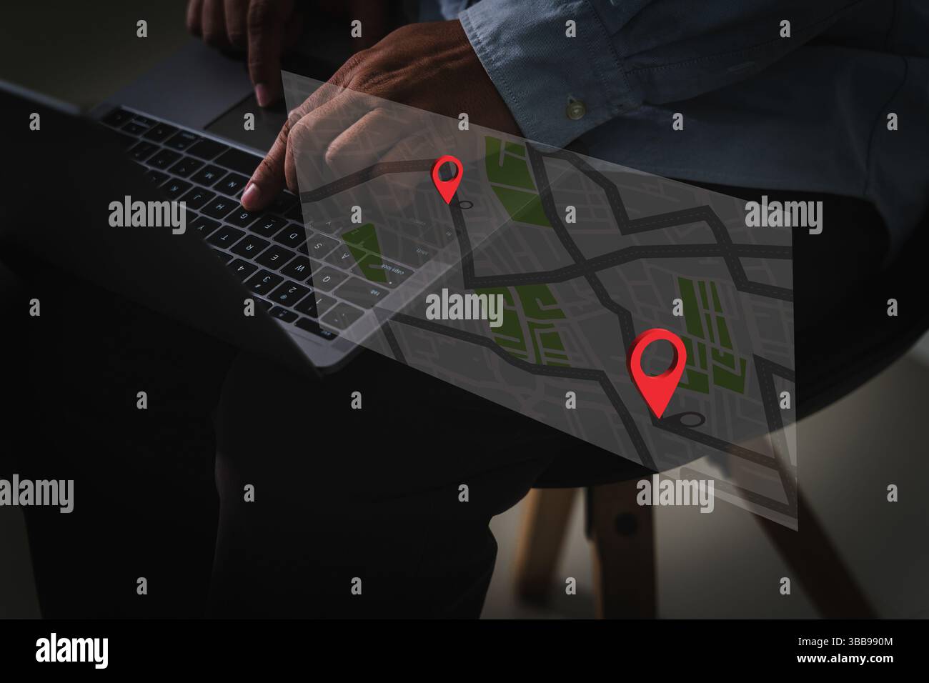 Digital interface overlay tracking hi-res stock photography and images ...