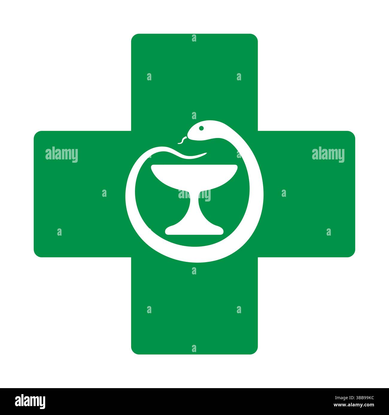 Medical logo design, pharmacy symbol with snake and chalice bowl ...