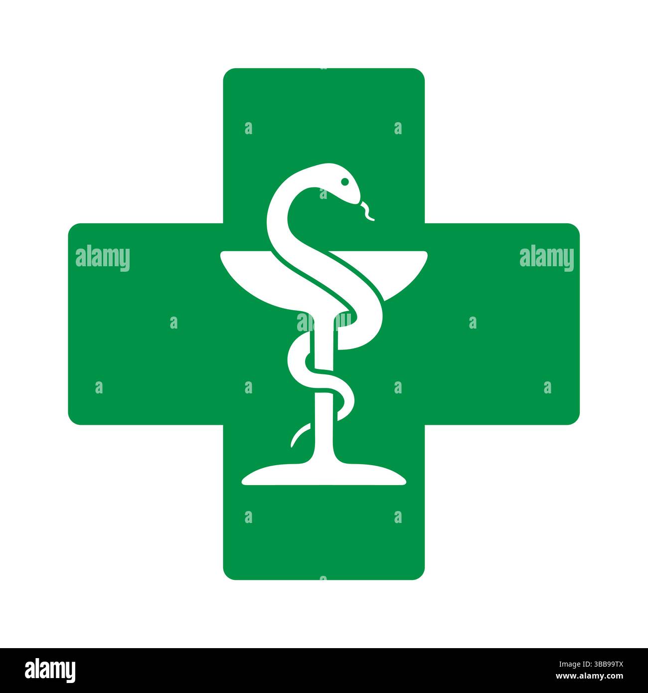 Medical logo design, pharmacy symbol with snake and chalice bowl ...