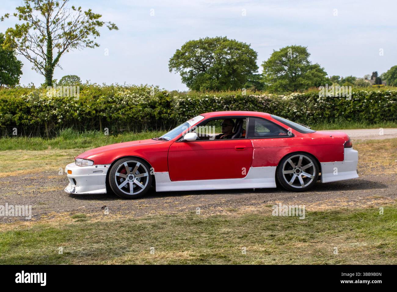 1996 90s nineties partially restored Red White Nissan 200 Sx Car Coupe ...