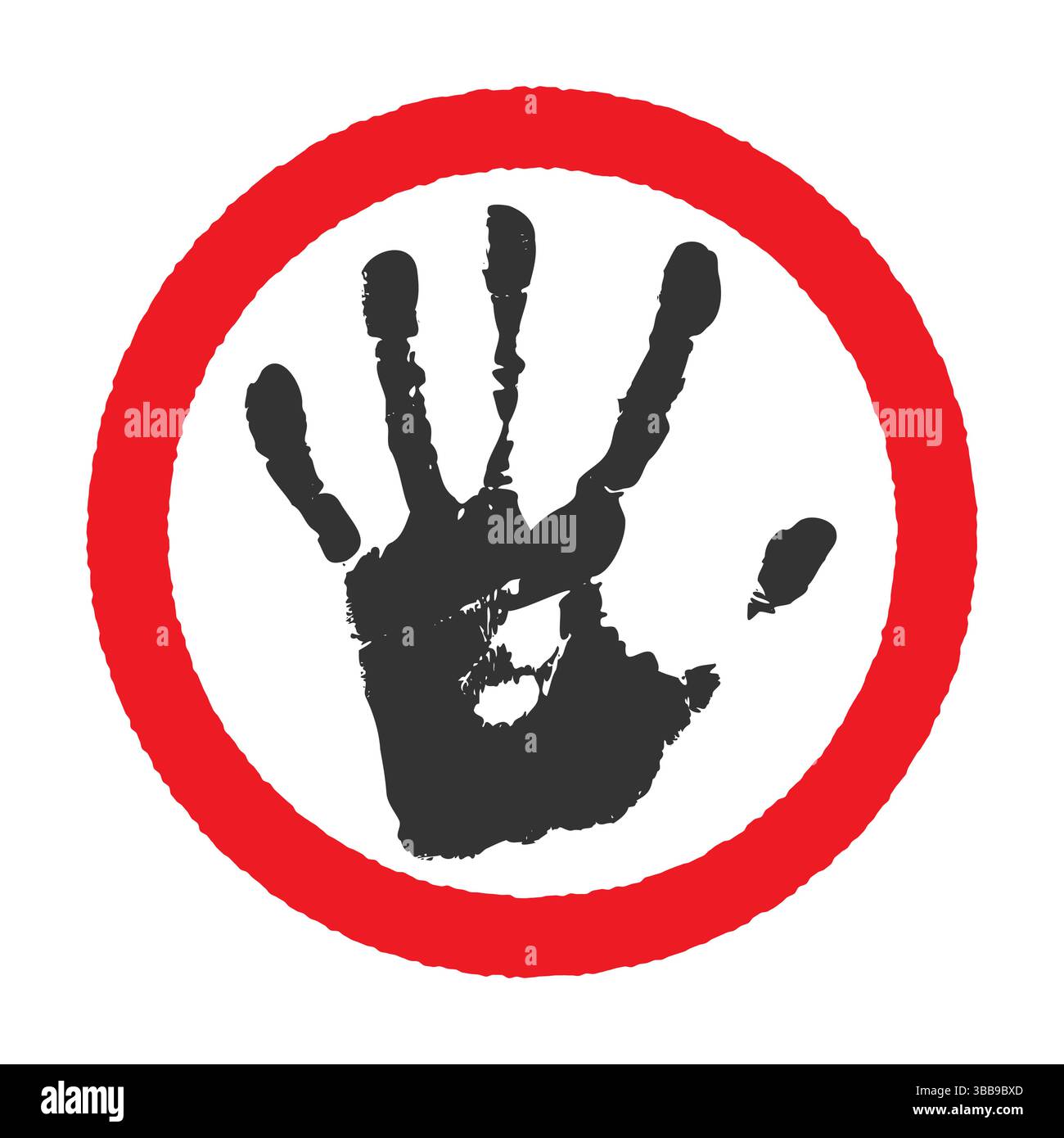 STOP no entry road sign icon shape set. Traffic Prohibition logo symbol ...