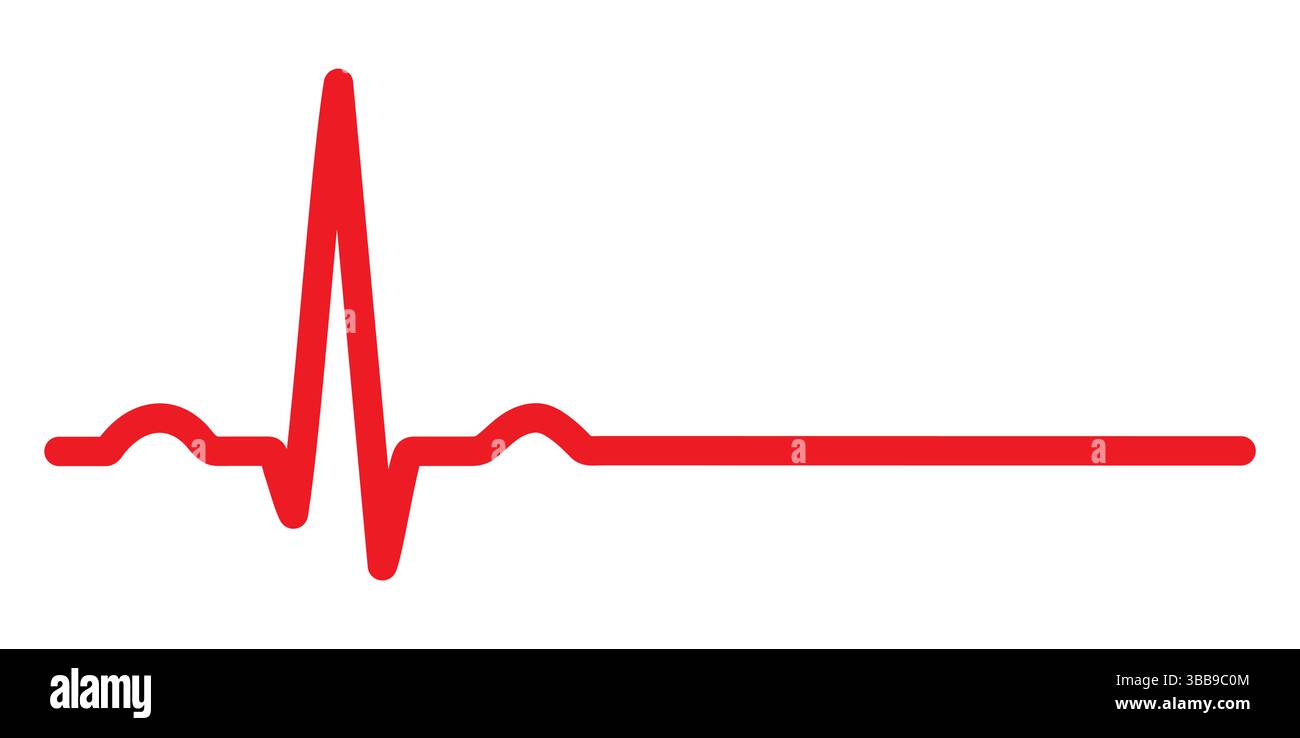 Ecg heart beat line. heart beat line. Vector illustration icon Stock Vector Image & Art - Alamy