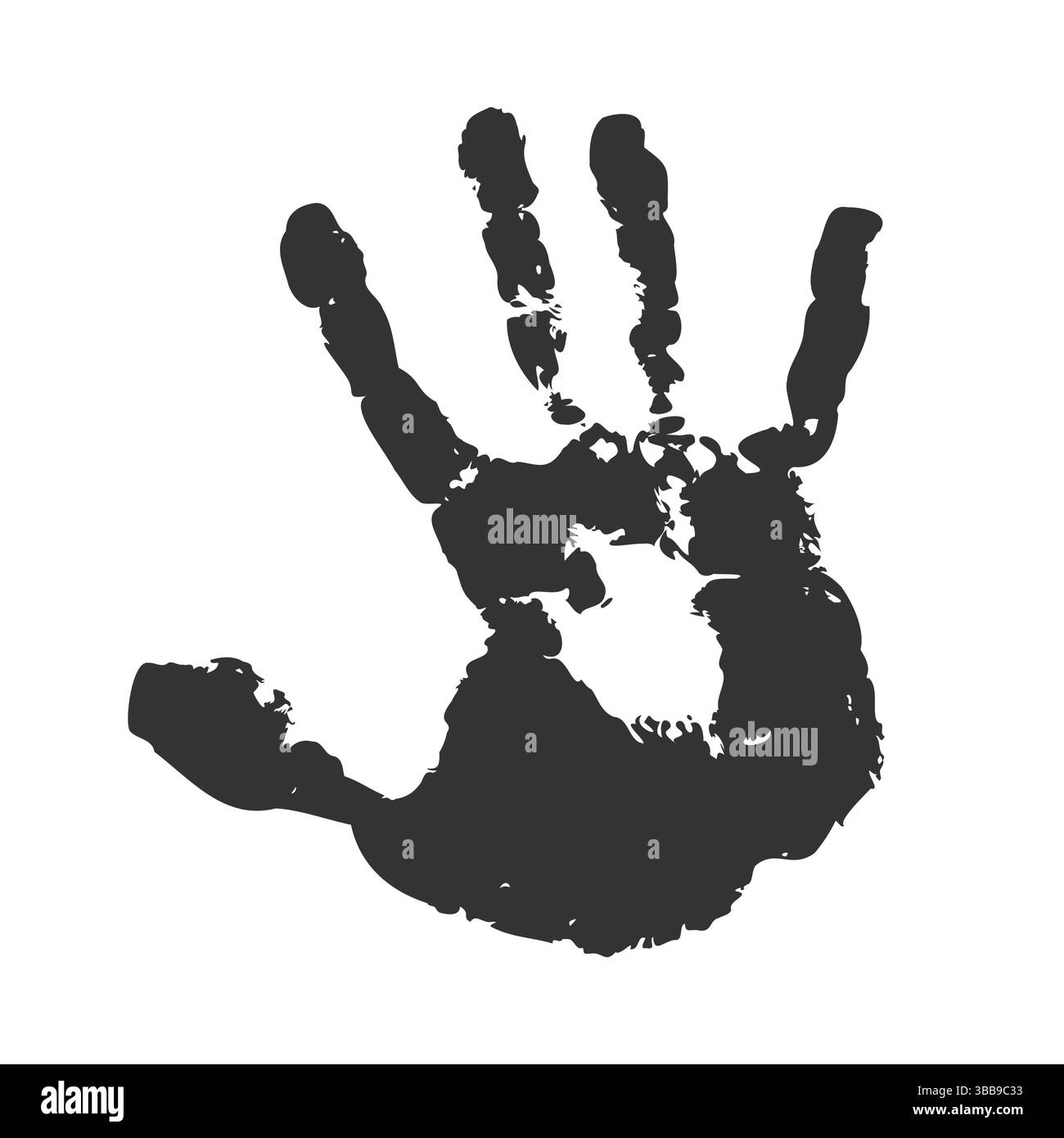 Human child hand print icon symbol. People fingerprint logo sign shape ...