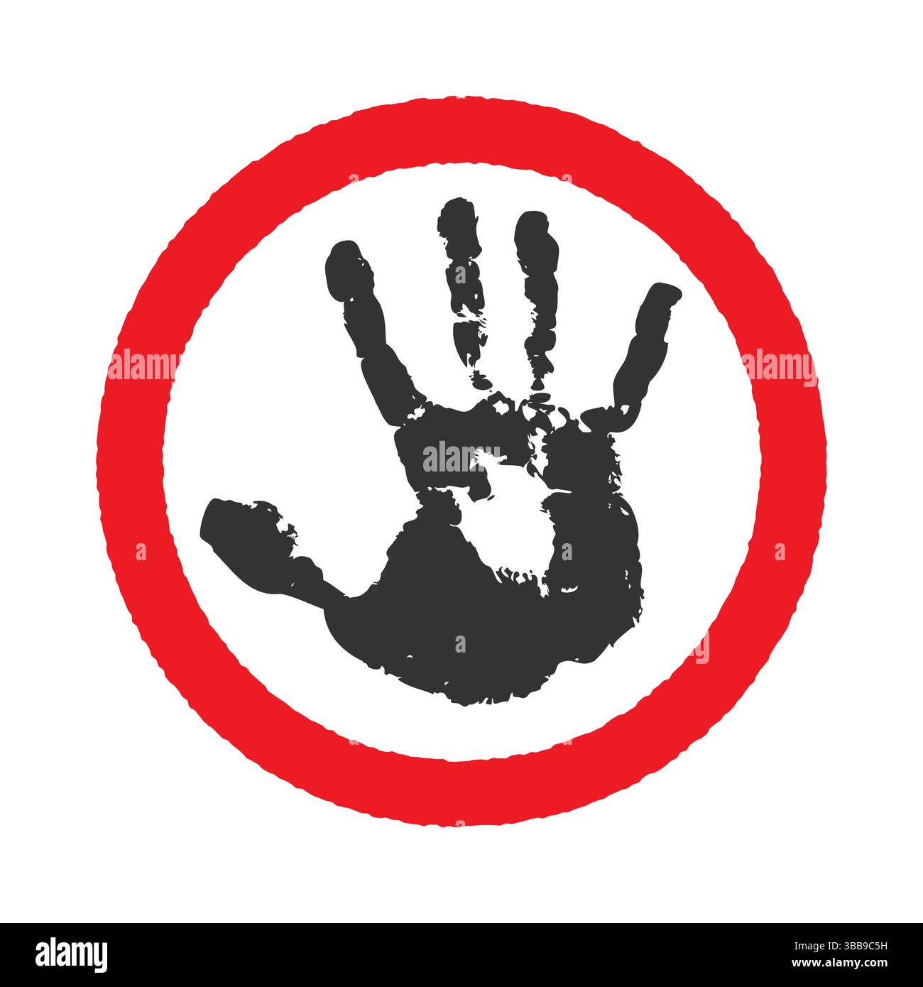 STOP no entry road sign icon shape set. Traffic Prohibition logo symbol ...