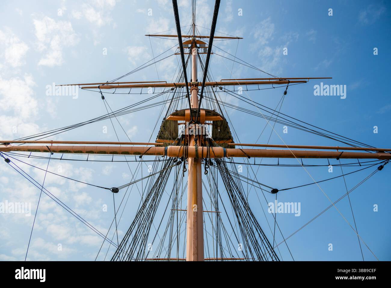 The square rigged HMS Warrior a giant iron clad warship, powered by ...
