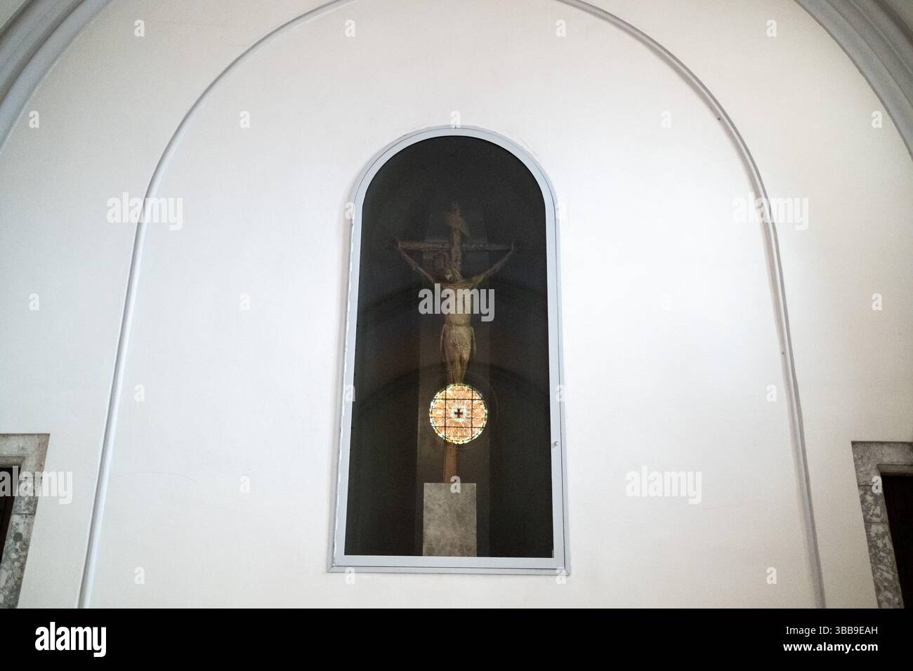 The Devot-Christ chapel home to a wooden statue of Jesus Christ in the ...