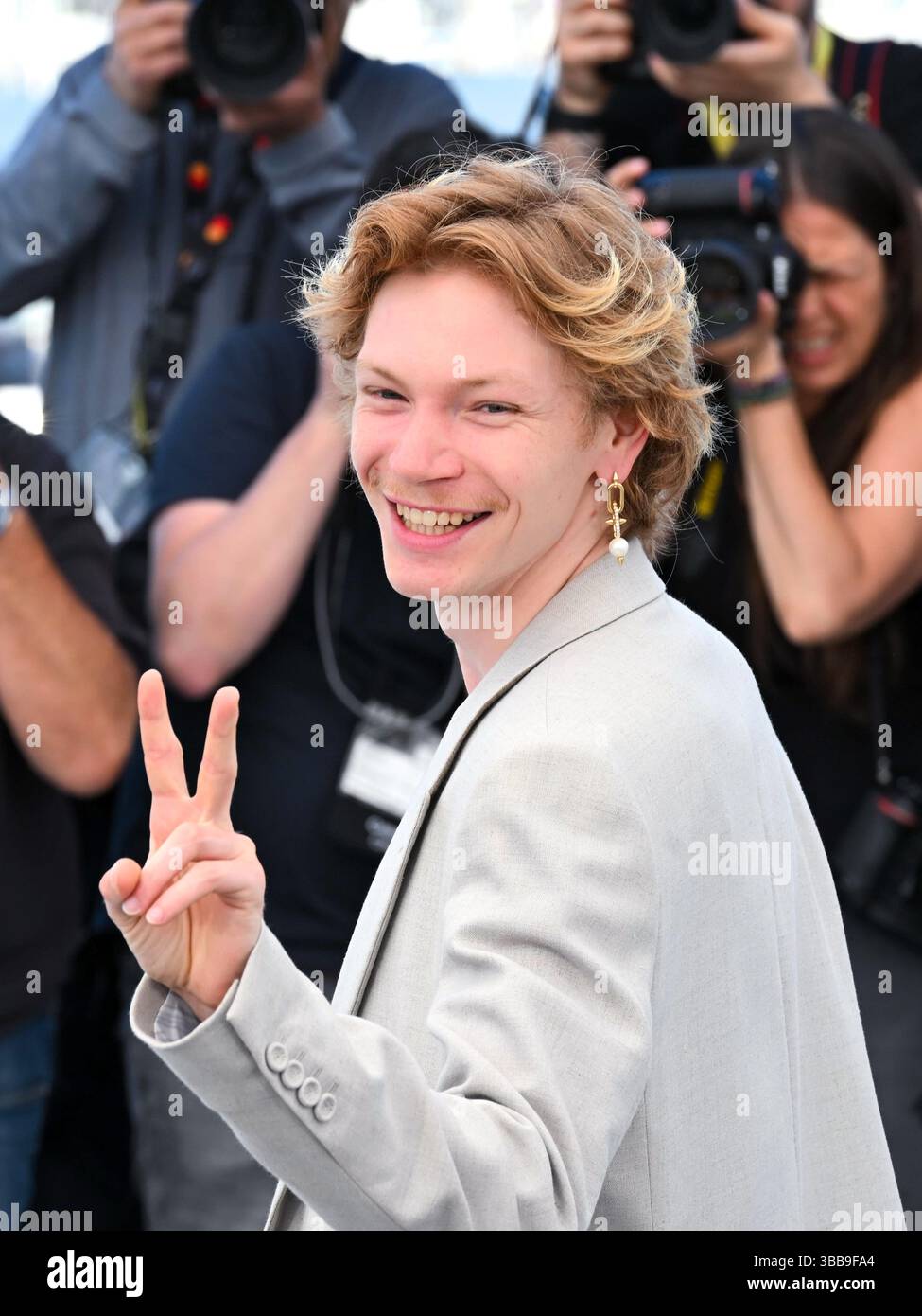 Cannes, France. 15th May, 2025. day 3 - Photocall of the film "Sound of ...