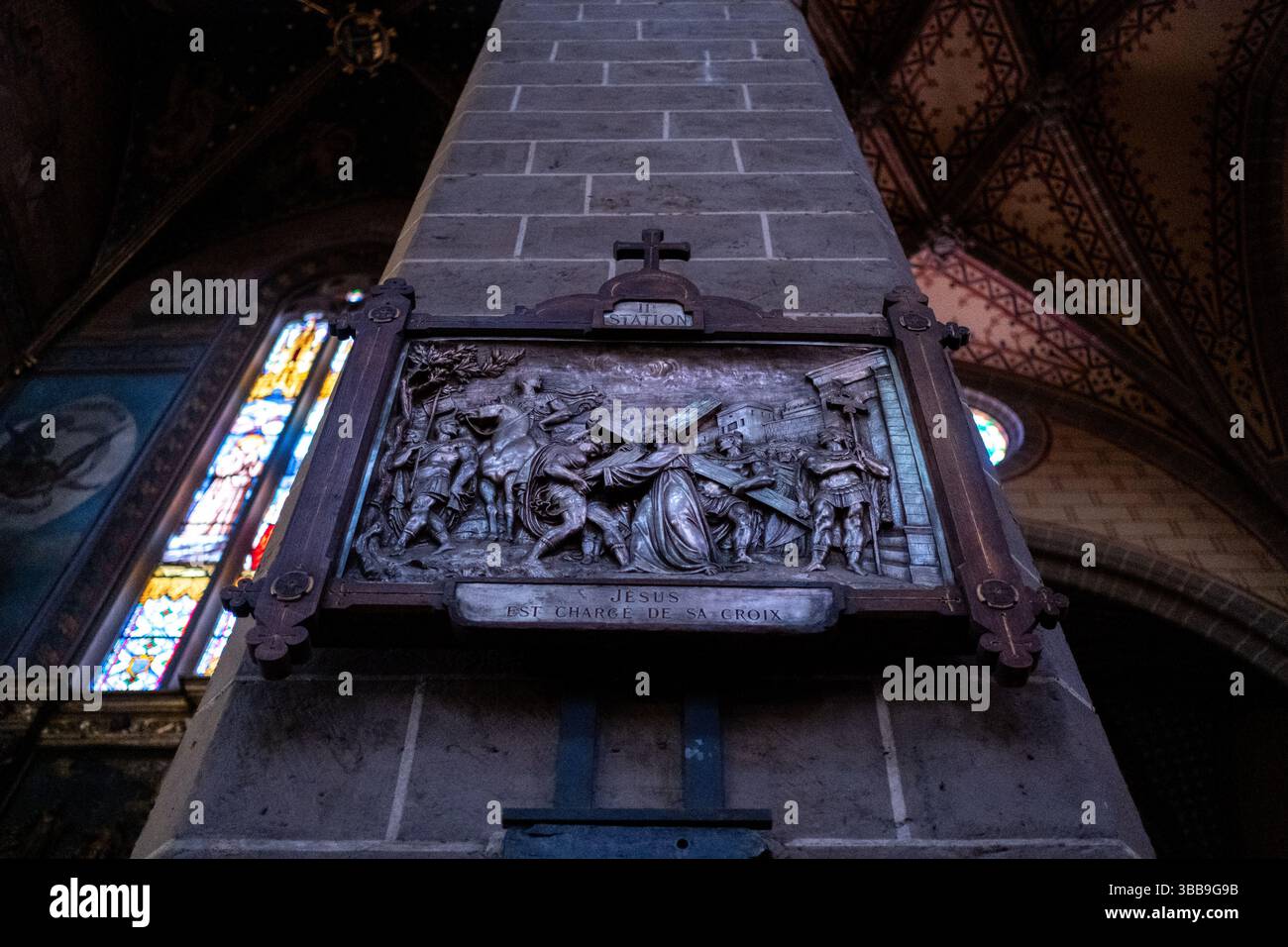 Interior of the Basilica Cathedral christian catholic Saint-Jean ...