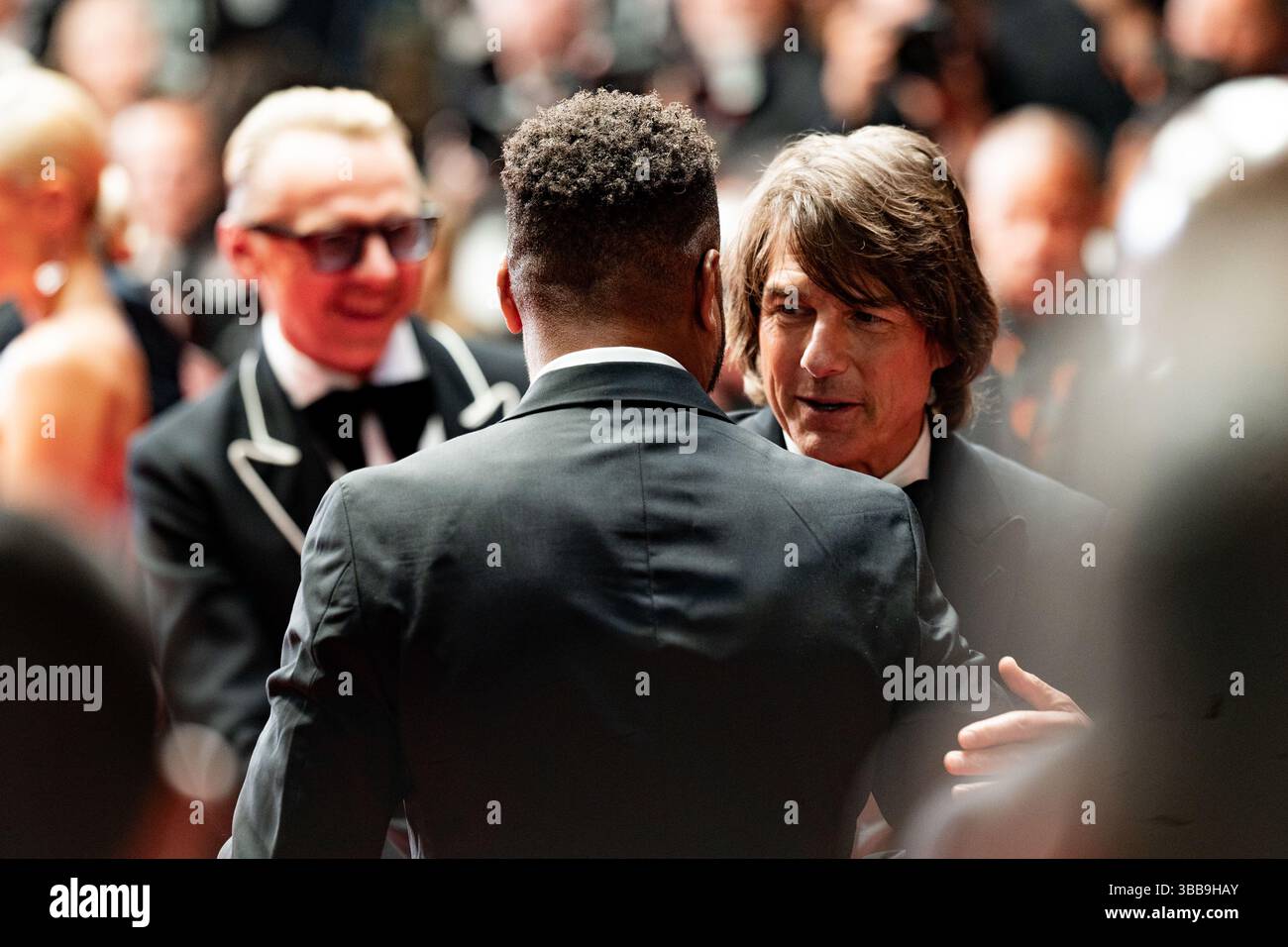 CANNES, FRANCE - MAY 14: (L-R) Eddie Hamilton, Hayley Atwell, Greg ...