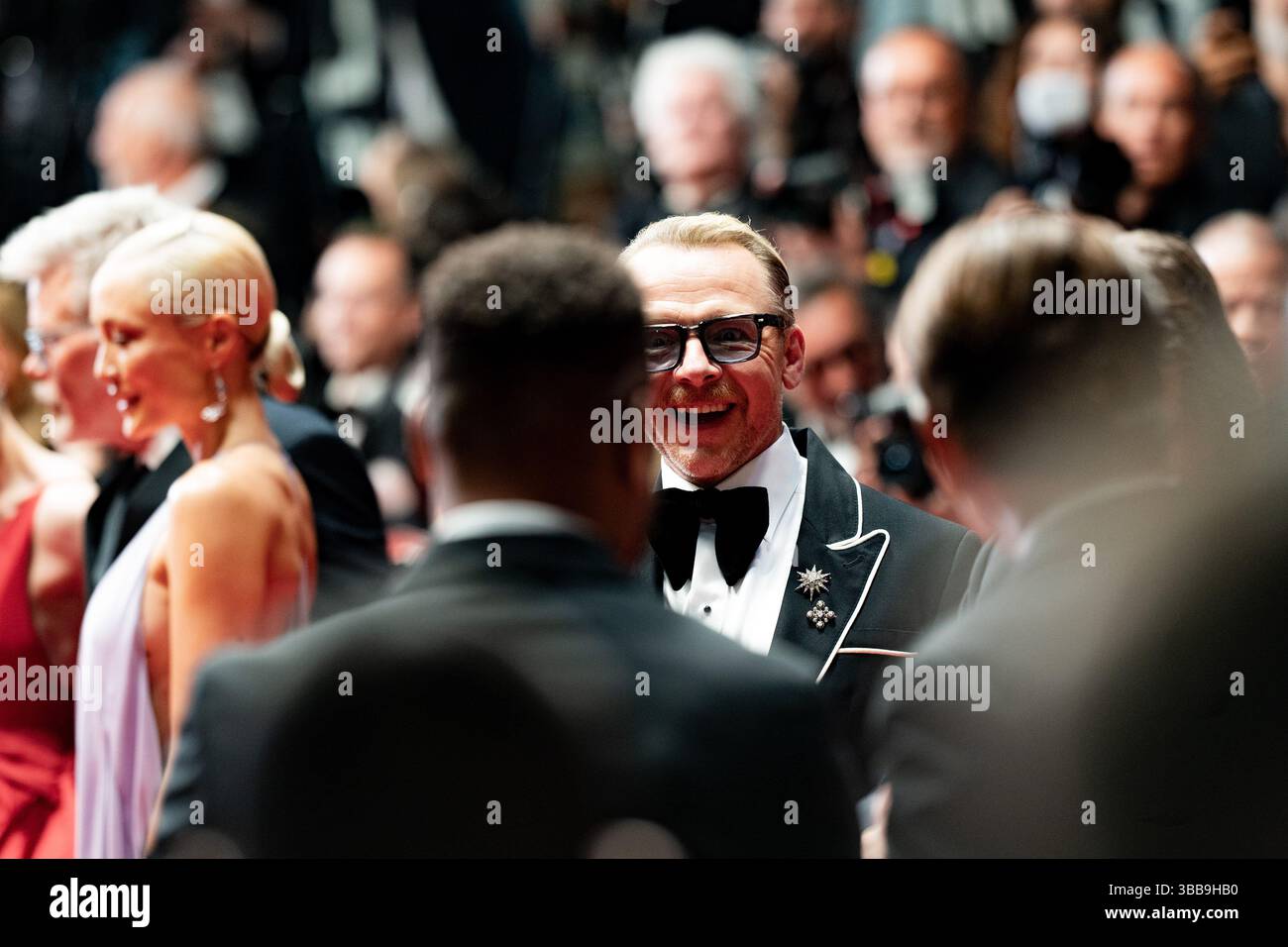 CANNES, FRANCE - MAY 14: (L-R) Eddie Hamilton, Hayley Atwell, Greg ...