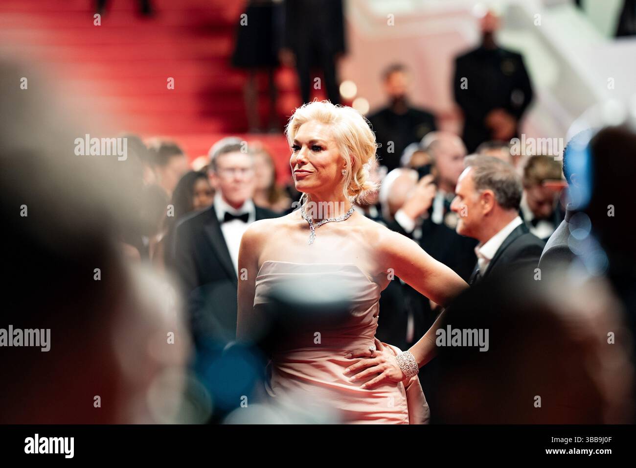 CANNES, FRANCE - MAY 14: (L-R) Eddie Hamilton, Hayley Atwell, Greg ...