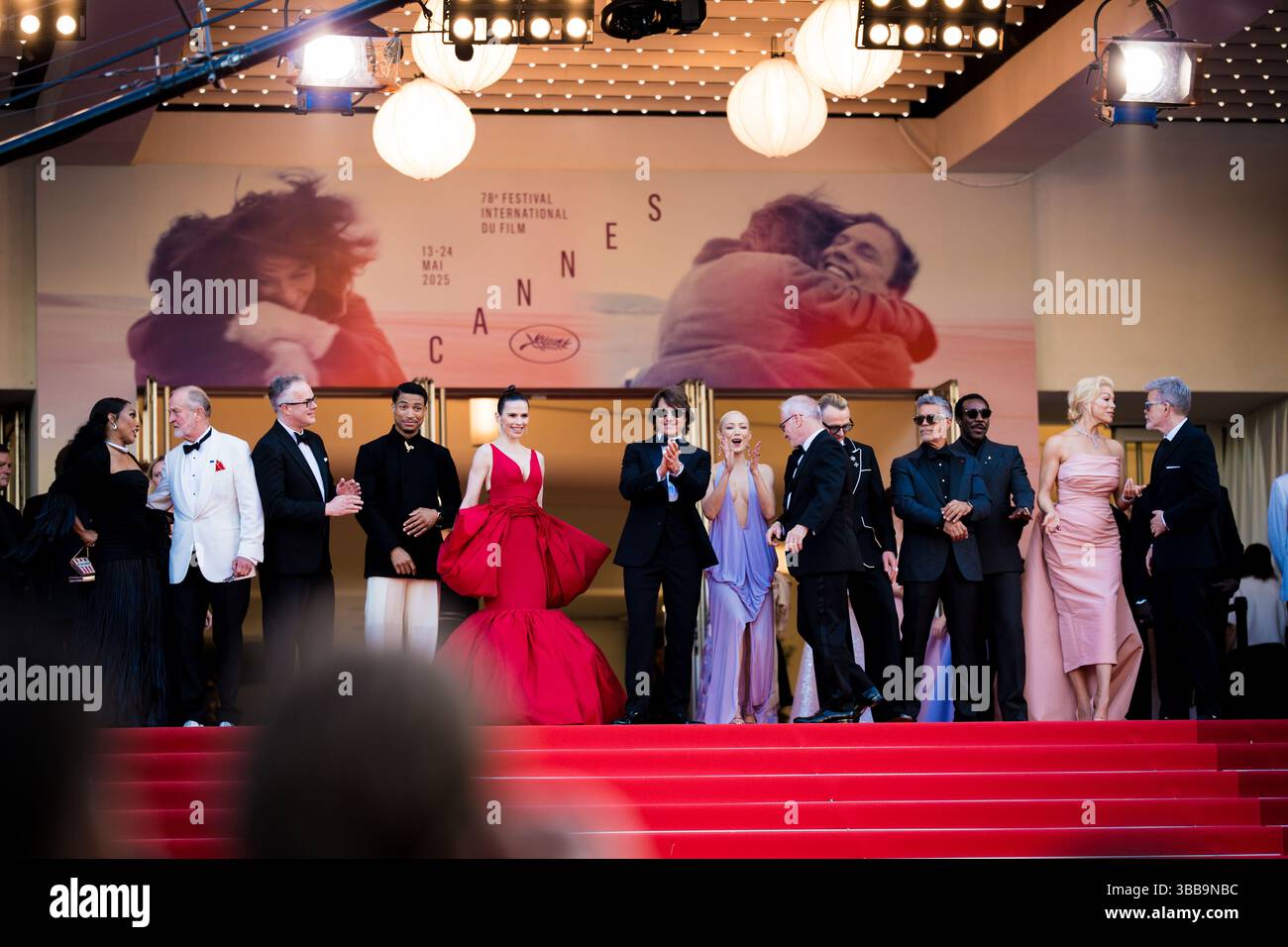 CANNES, FRANCE - MAY 14: (L-R) Eddie Hamilton, Hayley Atwell, Greg ...