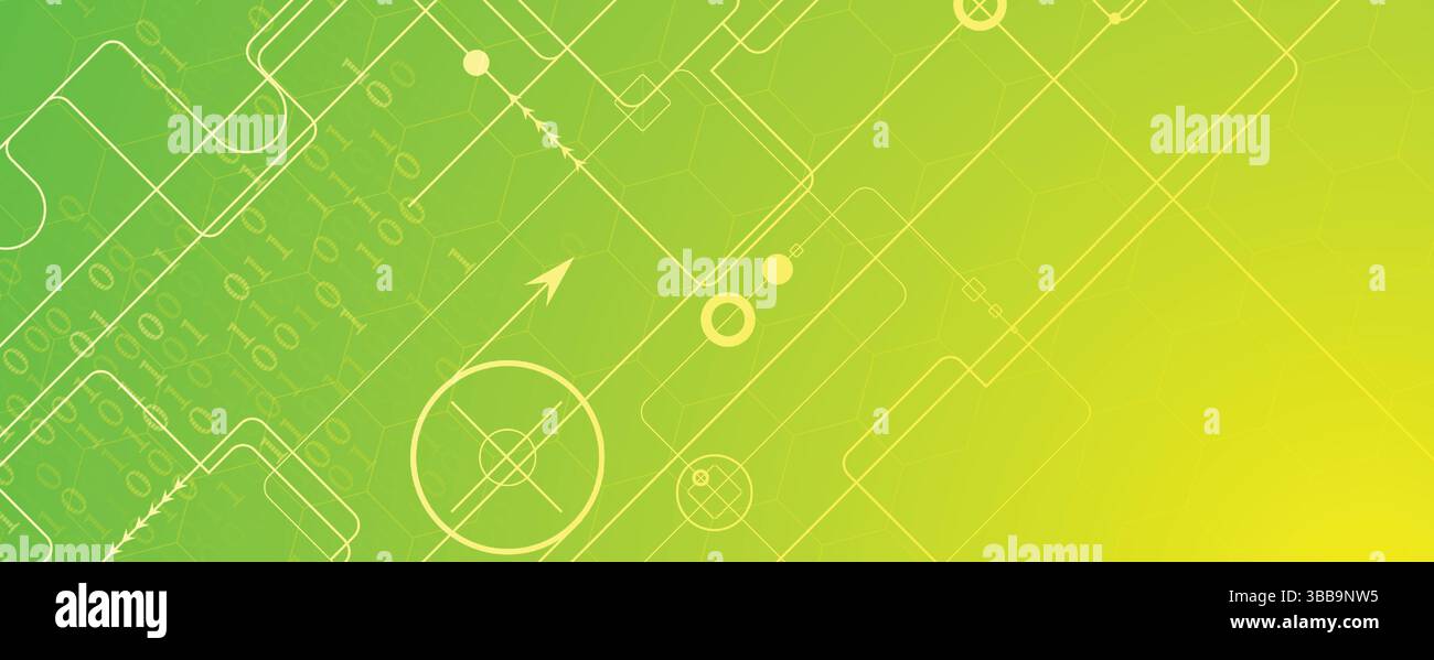 Technology data an network connection visual business background Stock ...