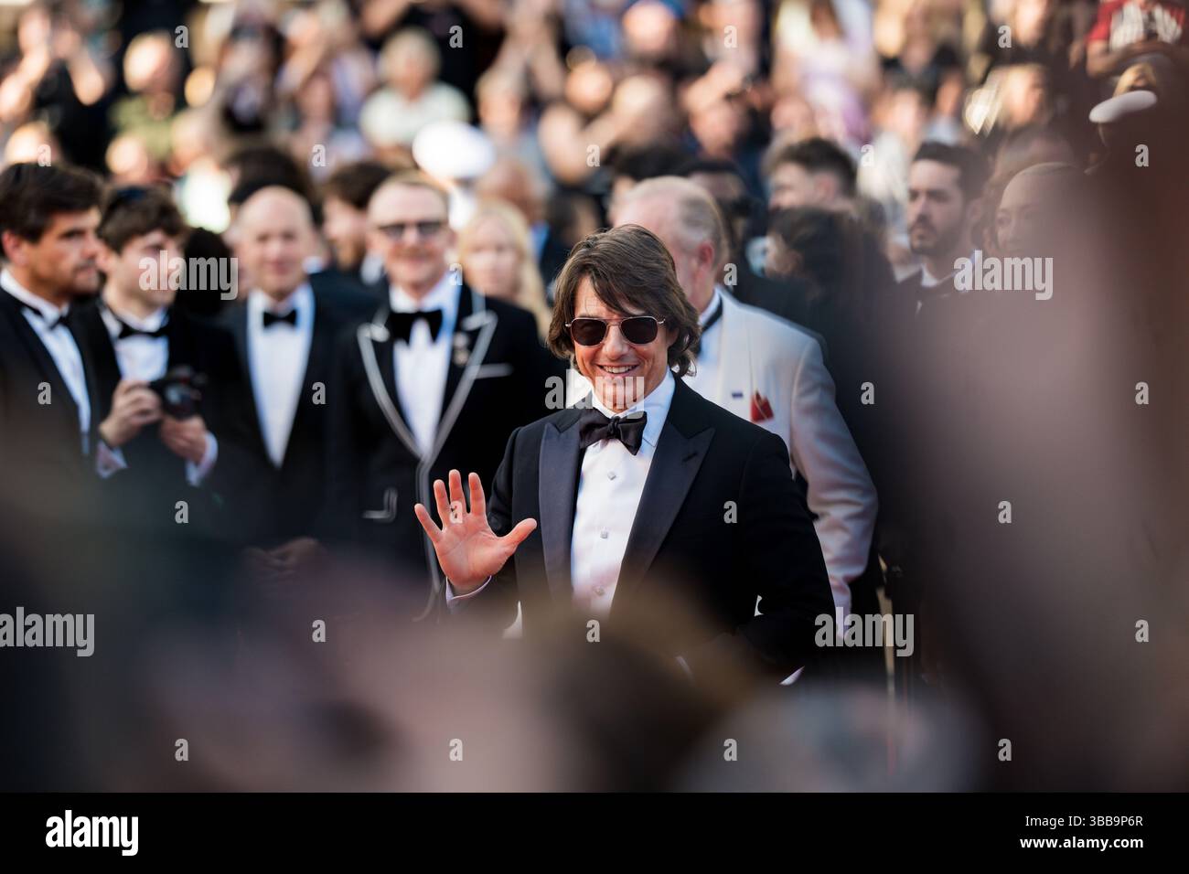 CANNES, FRANCE - MAY 14: (L-R) Eddie Hamilton, Hayley Atwell, Greg ...
