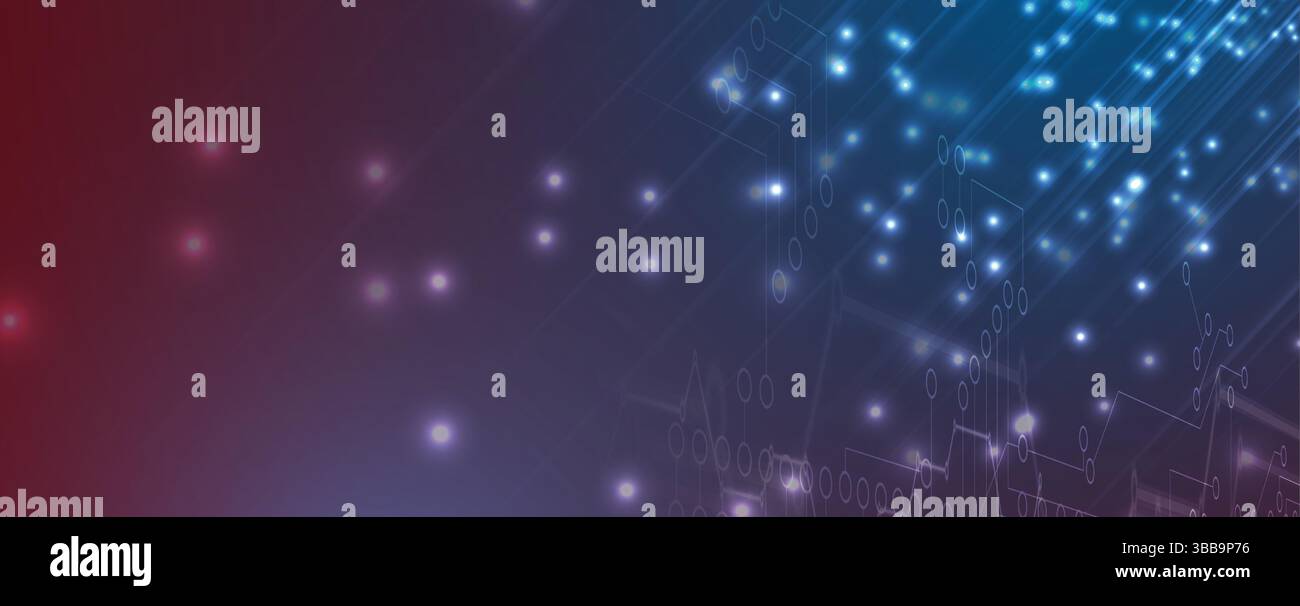 Technology data an network connection visual business background Stock ...