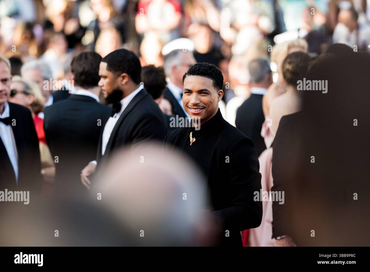 CANNES, FRANCE - MAY 14: (L-R) Eddie Hamilton, Hayley Atwell, Greg ...