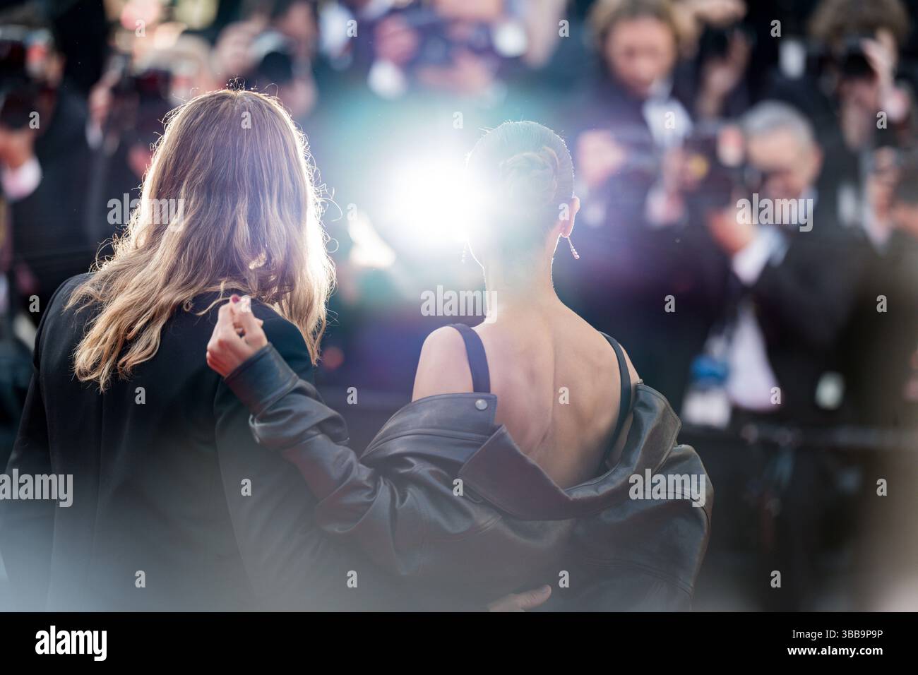 CANNES, FRANCE - MAY 14: Marco Perego and Zoe Saldana attend the ...
