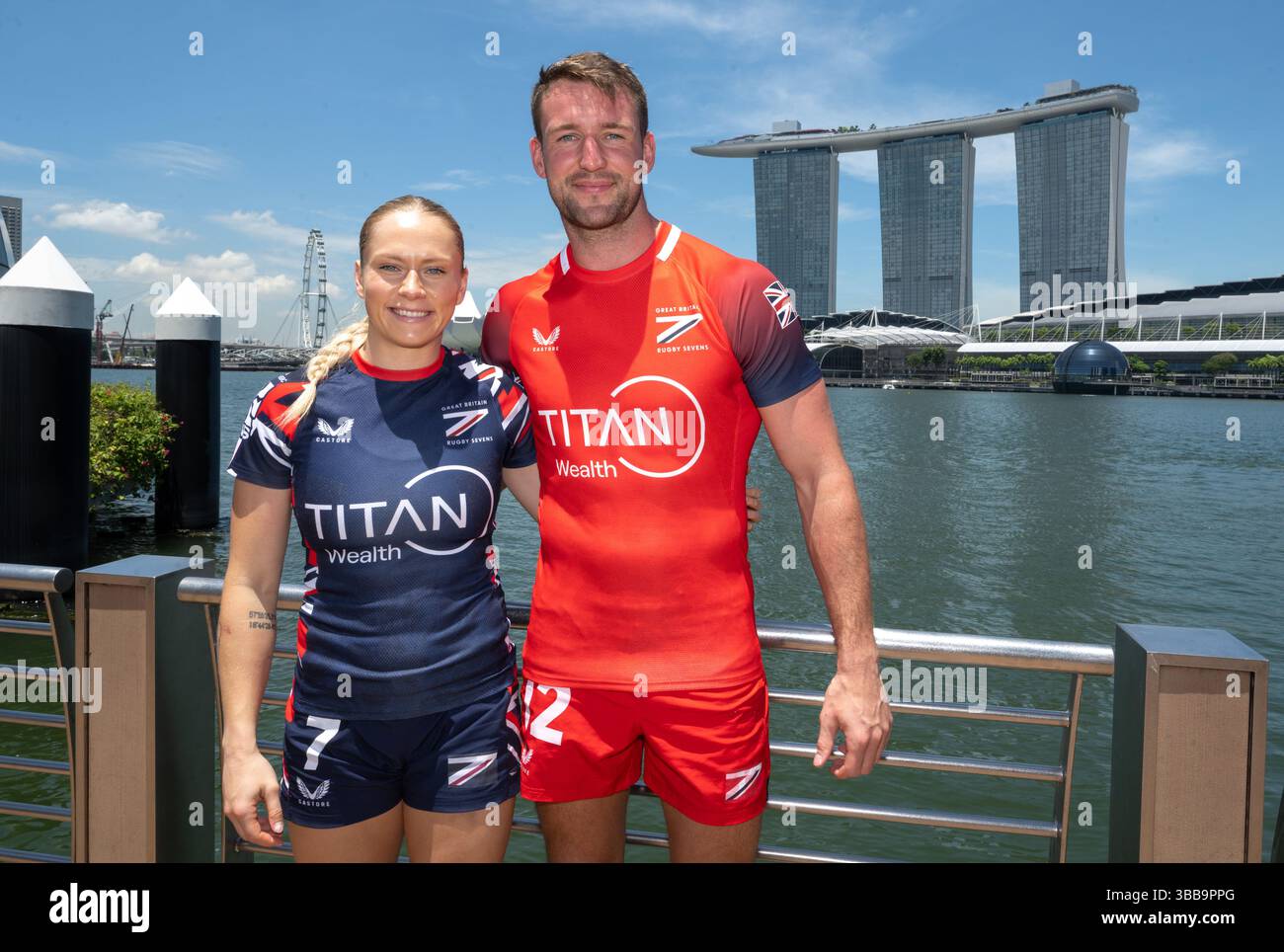 SINGAPORE, SINGAPORE, APRIL 2nd 2025.Great Britains Men and Womens ...