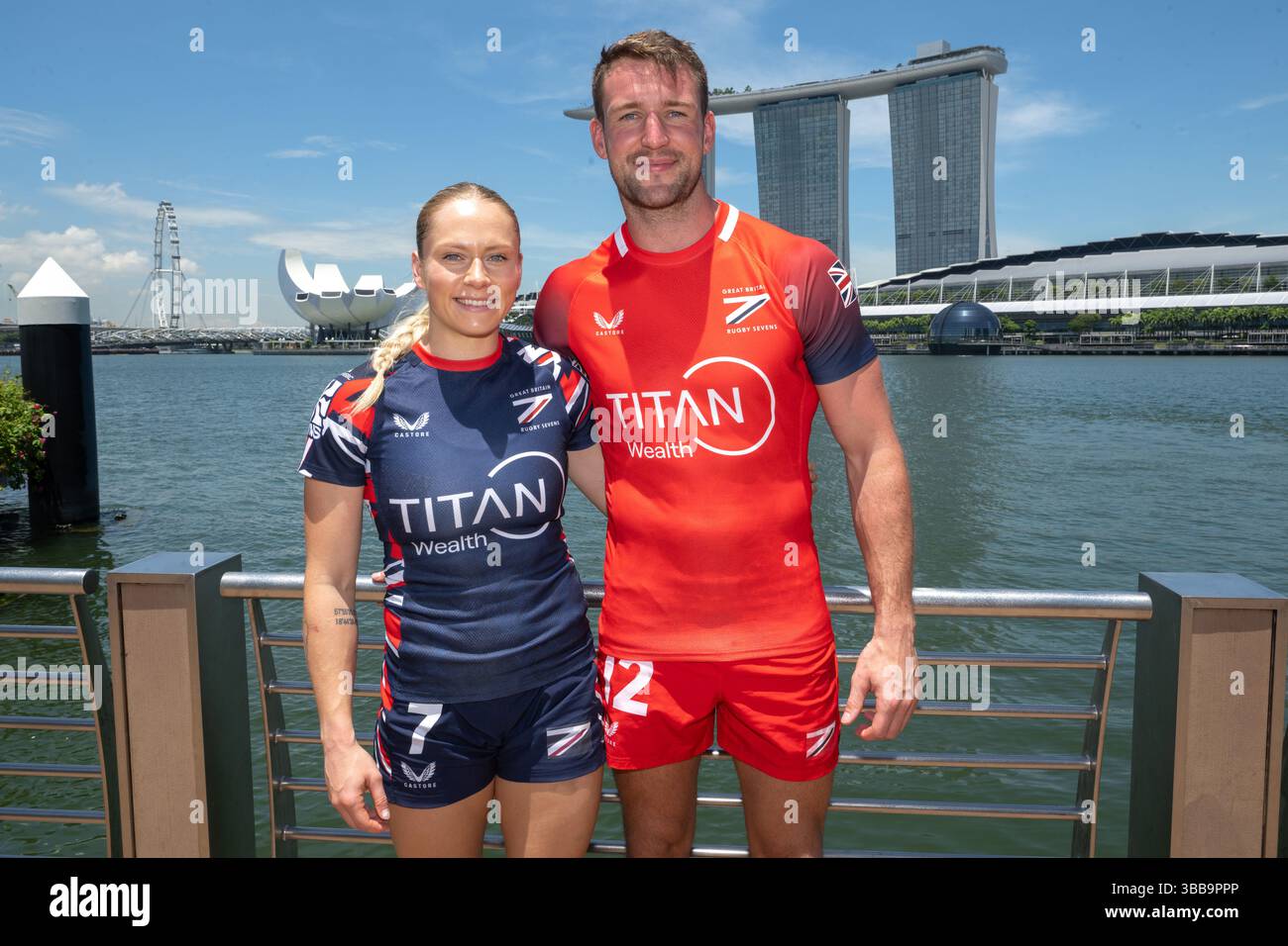 SINGAPORE, SINGAPORE, APRIL 2nd 2025.Great Britains Men and Womens ...