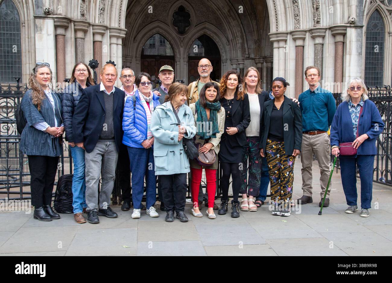 London, England, UK. 15th May, 2025. Members of the Protect Brockwell ...