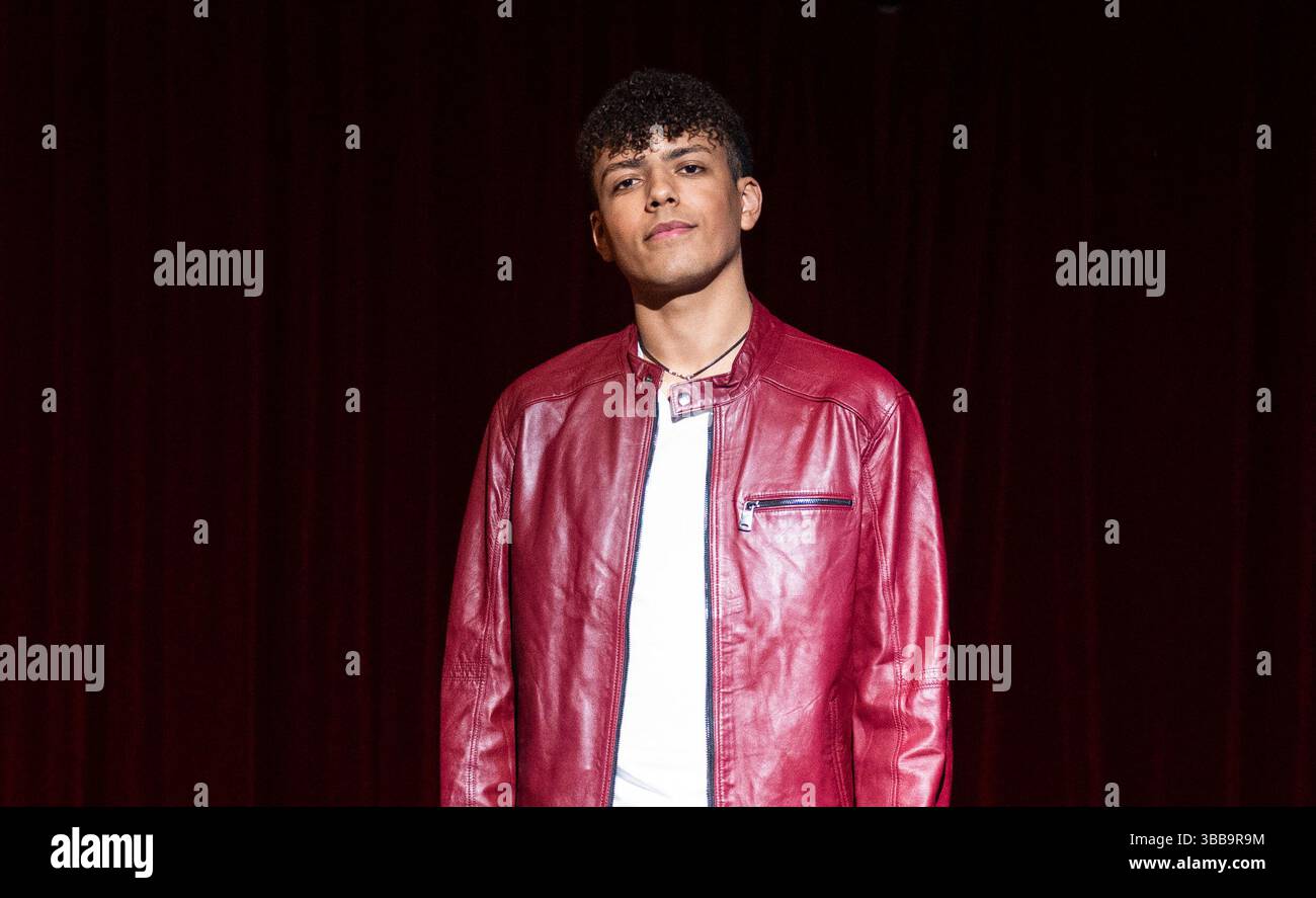Berlin, Germany. 09th May, 2025. Portrait of musician Louis Philippson ...