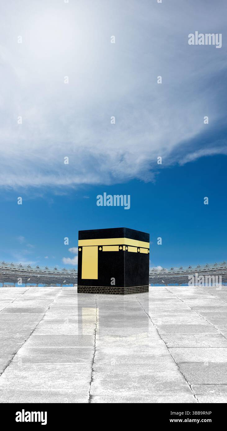 The Kaaba is for muslim pilgrims to perform the umrah or the hajj at ...