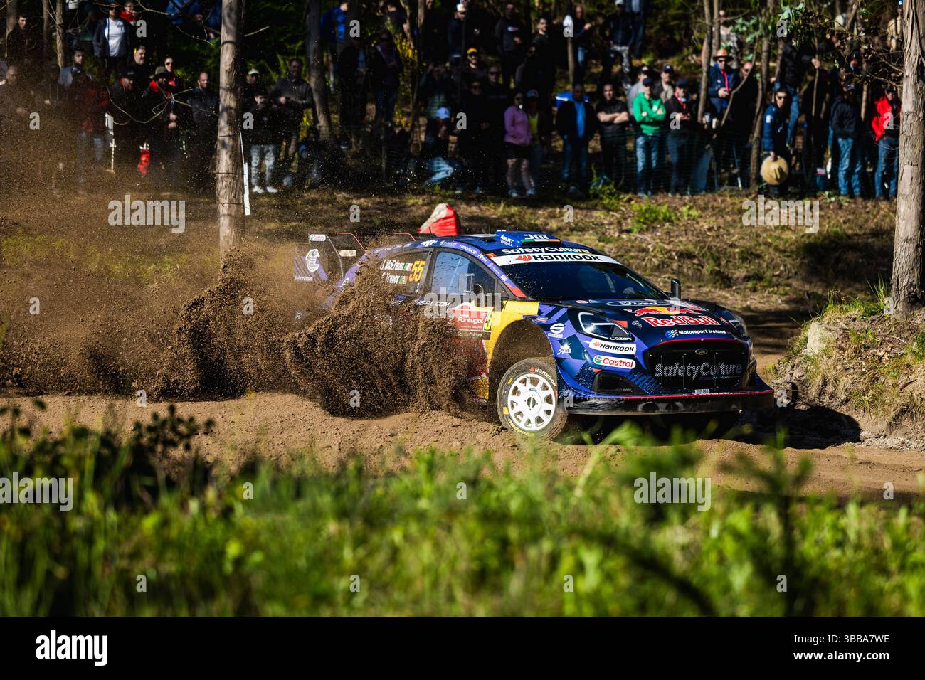 55 Joshua MCERLEAN, Eoin TREACY, Ford Puma Rally1, action during the 2025 Rally de, Portugal ...