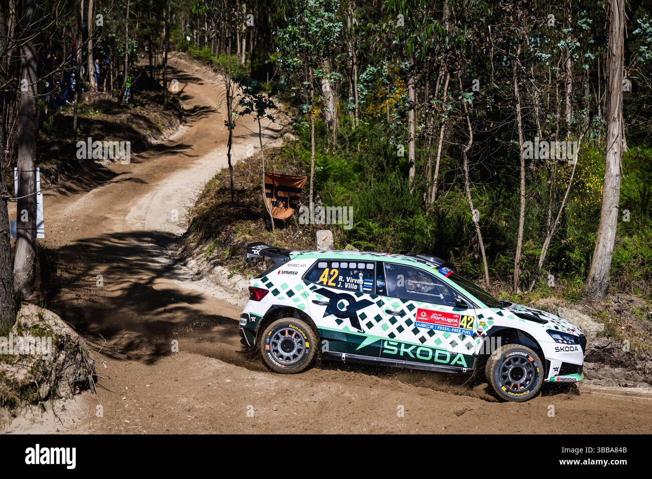 42 Robert VIRVES, Jakko VIILO, Skoda Fabia RS Rally2, action during the ...