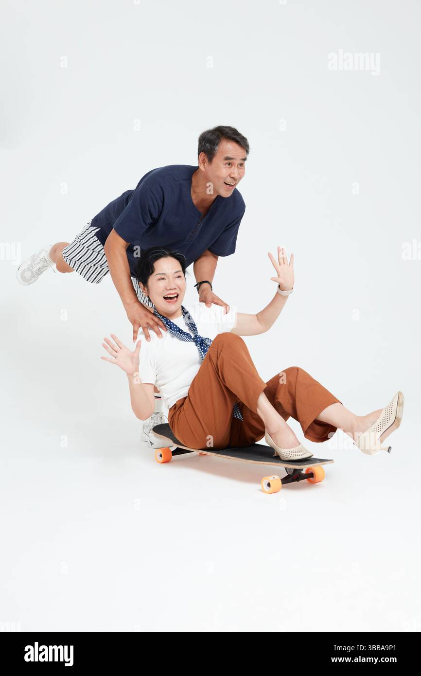 Elderly male female feeling hi-res stock photography and images - Alamy