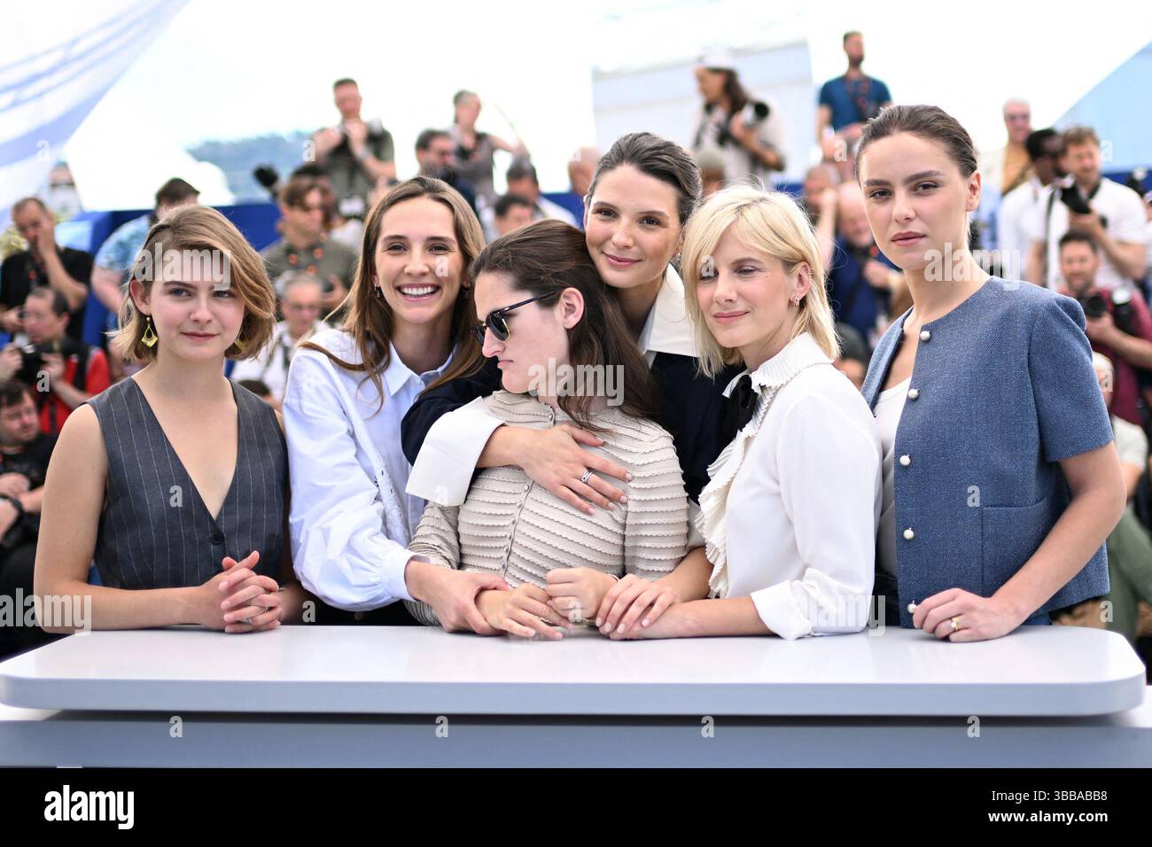 Cannes, France. 15th May, 2025. Angelina Woreth, Melanie Laurent, Sevan ...