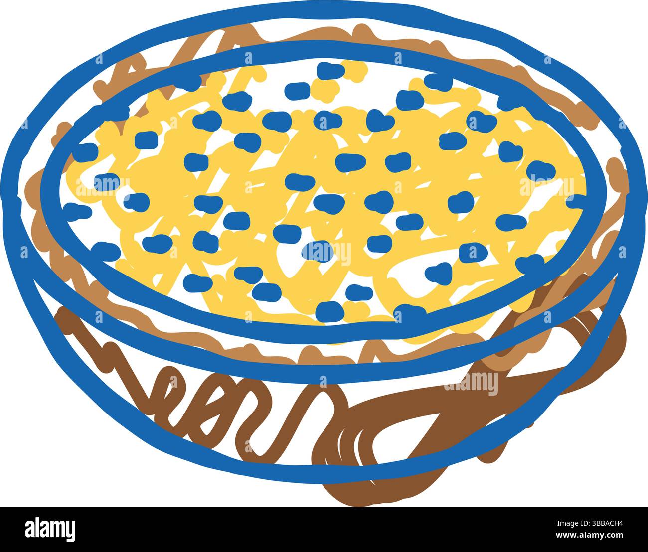 bowl barley grain icon doodle illustration Stock Vector Image & Art - Alamy