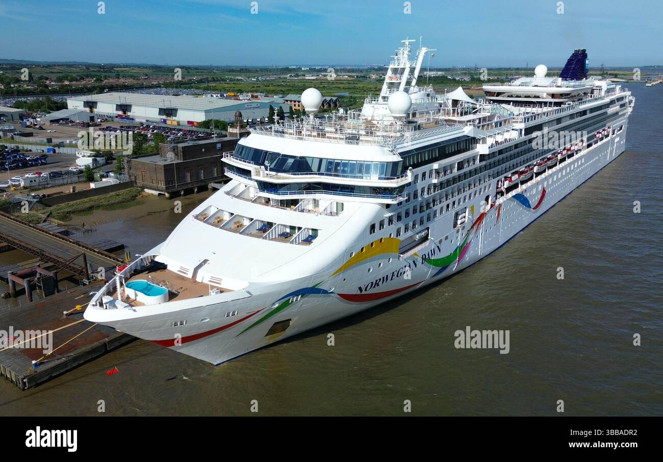 The Norwegian Dawn is a mid-sized cruise ship operated by Norwegian ...