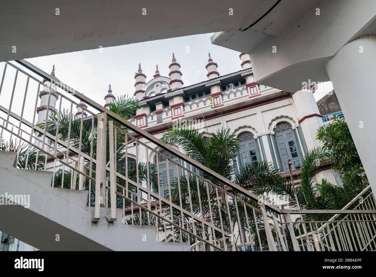 Yangon, Myanmar - 6 April, 2025: The Bengali Sunni Mosque, a historic ...