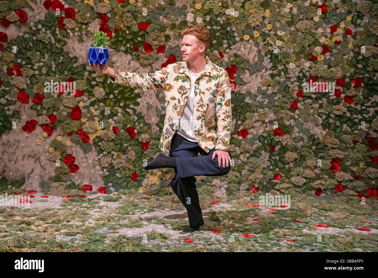 Designer Andrew Flynn, co-founder of Potr, with one of his flat-pack ...