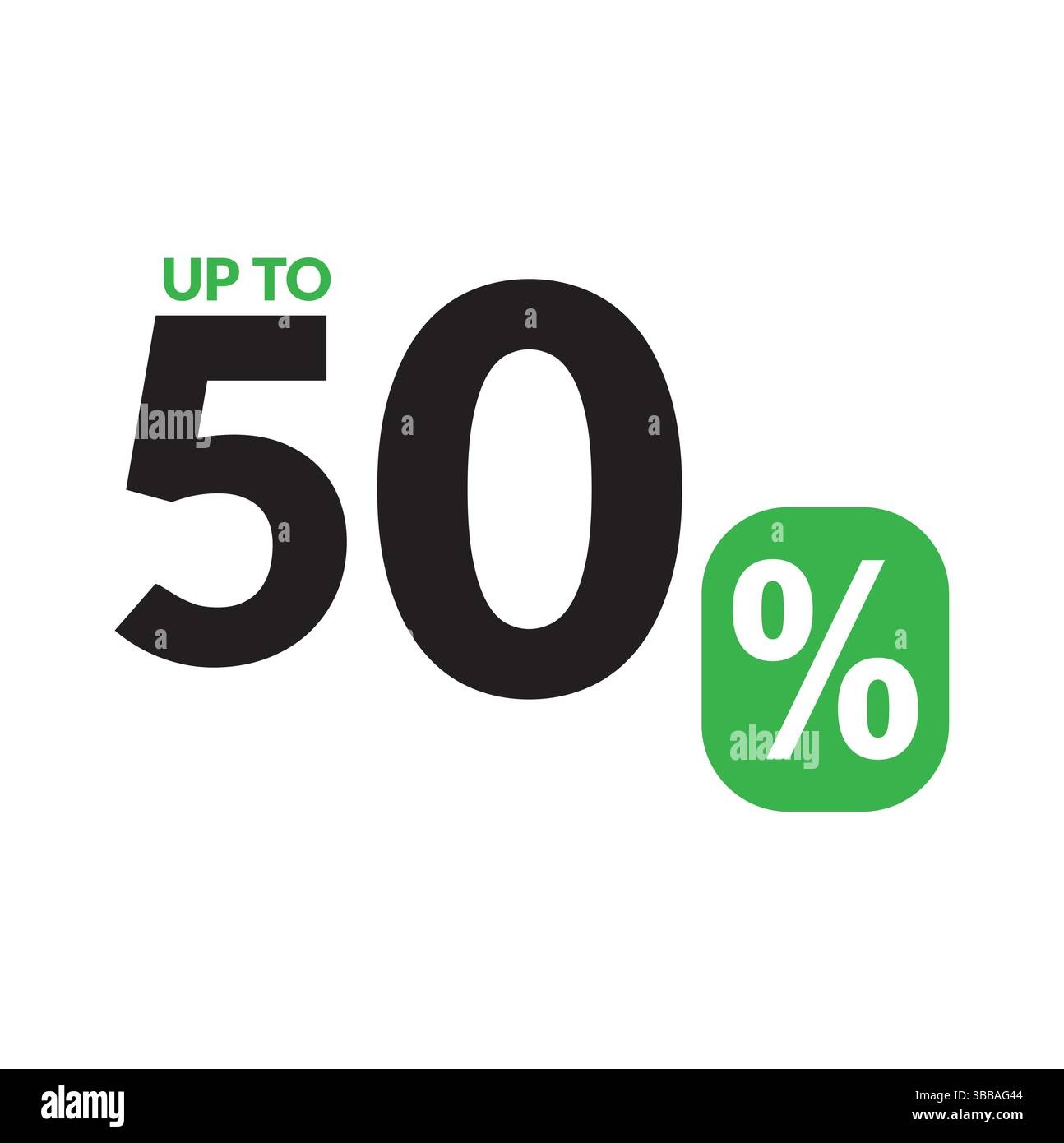 50% OFF Sale Discount Banner. Discount offer price tag. Vector Modern ...