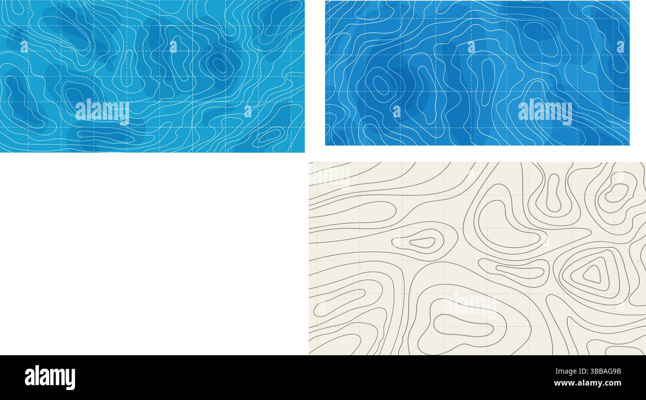 Topography map line contour territory, abstract landscape texture with ...