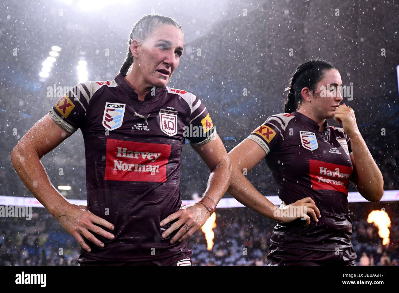 Sydney, Australia. 15th May, 2025. Ali Brigginshaw and Romy Teitzel of ...