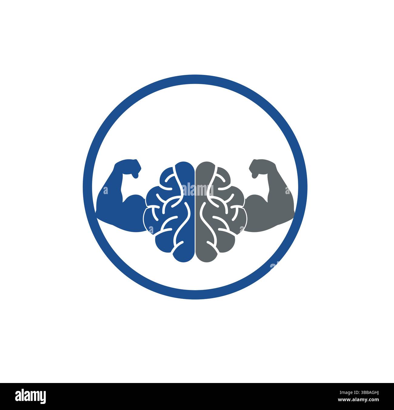 Brain, intellect power logo design Stock Vector Image & Art - Alamy