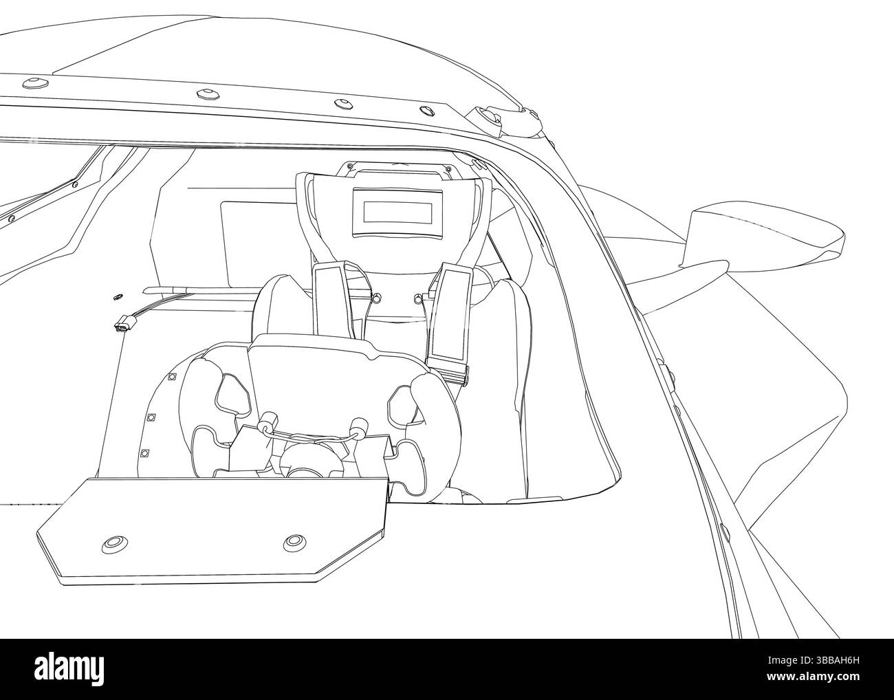 Hand back car window Cut Out Stock Images & Pictures - Alamy