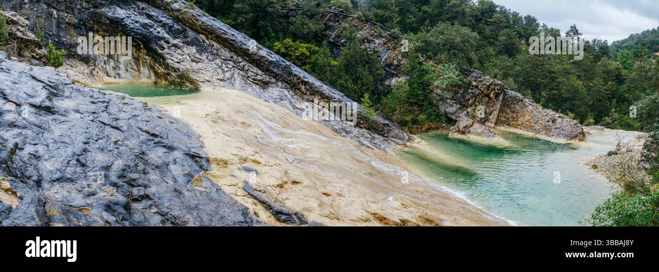 Pristine natural pools with crystal clear water. Stunning limestone ...