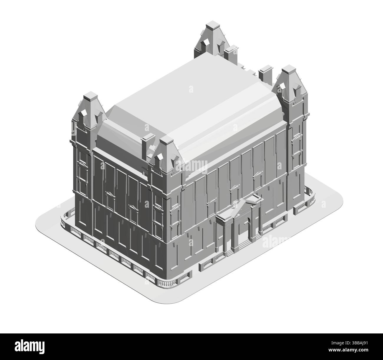 View roof historic building Stock Vector Images - Alamy