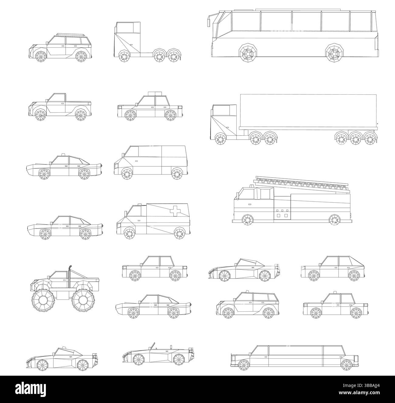 Bus labeled Cut Out Stock Images & Pictures - Alamy