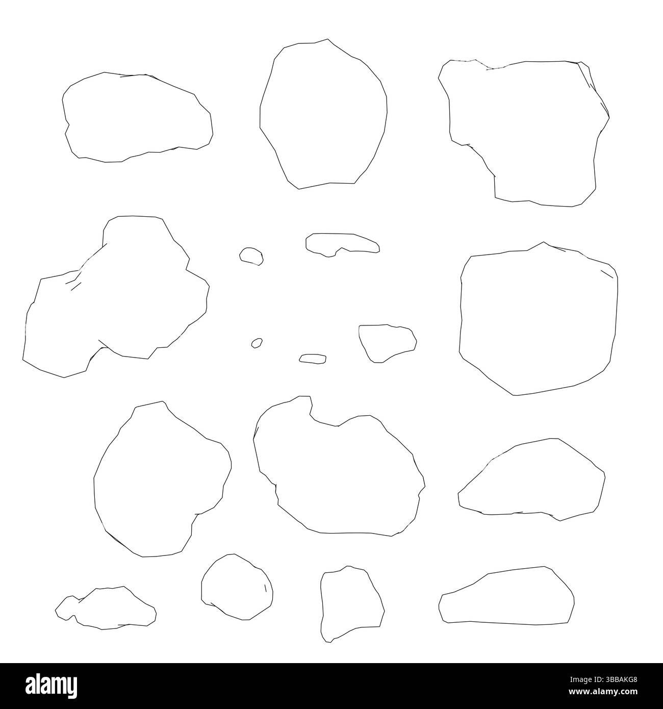 Nugget rocks Stock Vector Images - Alamy