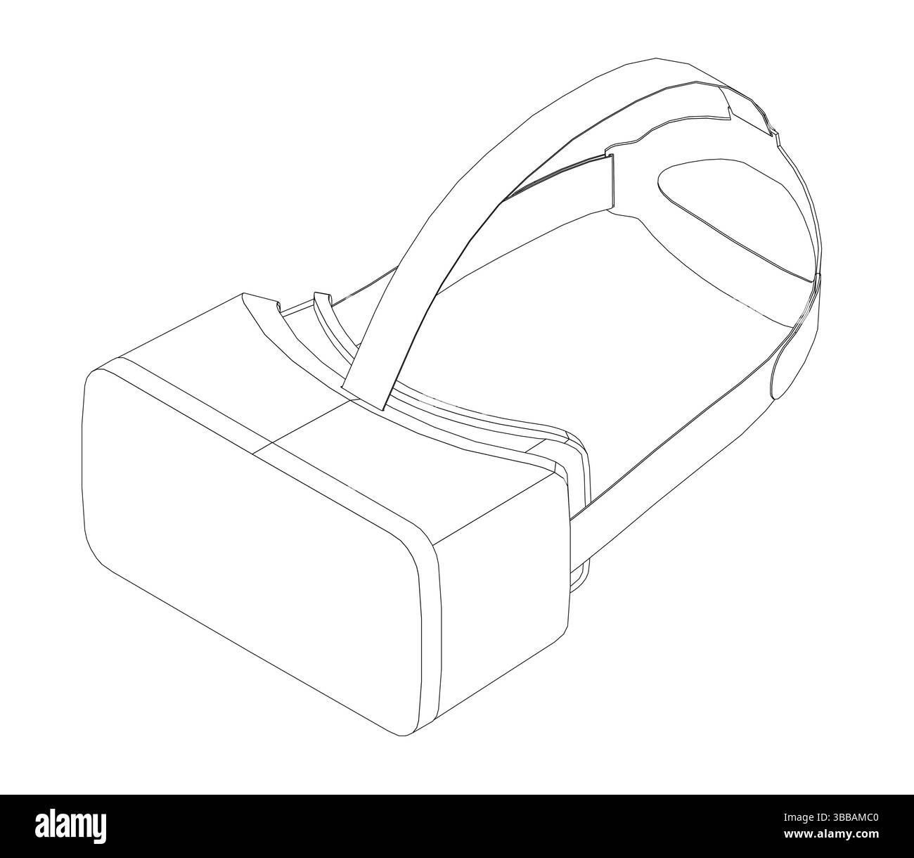 Watching virtual reality icon Cut Out Stock Images & Pictures - Alamy